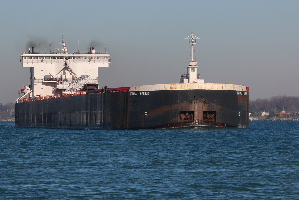 Michigan Exposures: The Indiana Harbor Downbound at St Clair