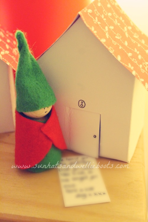 Sun Hats & Wellie Boots: DIY Paper Elf Houses - Perfect for an Advent ...