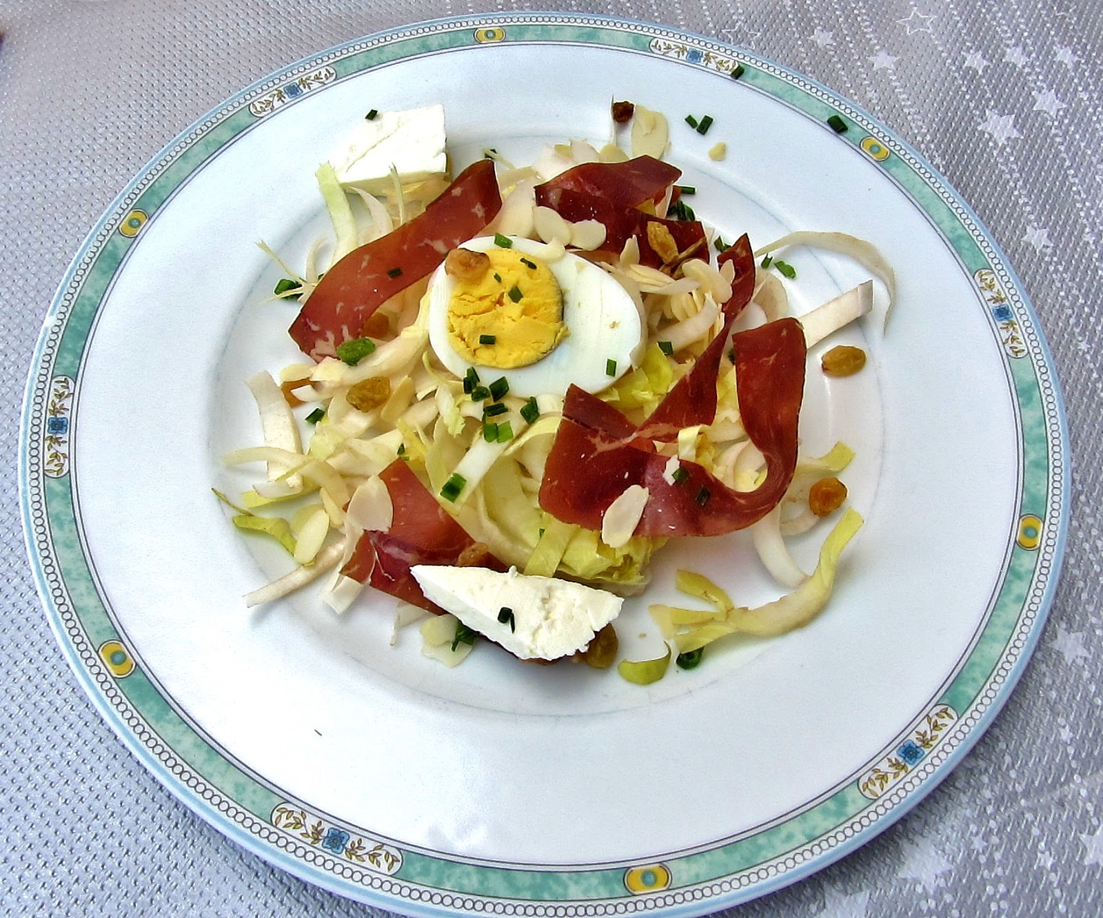 les recettes de Babeth: Salade d’endives à la viande des Grisons