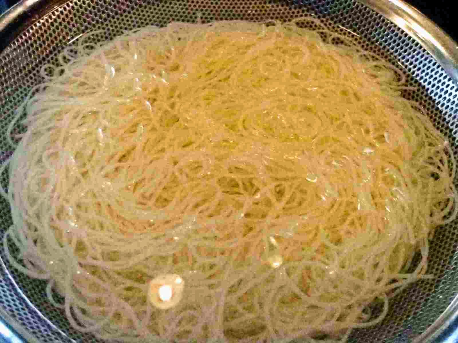 Recipes for Tom: Yakinasu-iri nyumen / warm somen noodles and grilled ...