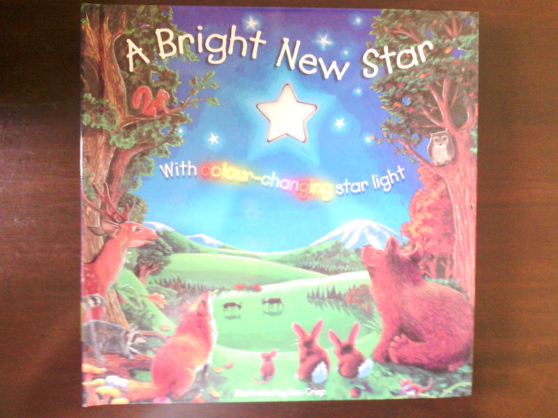 CHILDREN BOOKS FOR YOU: A Bright New Star- a star light colour changing ...