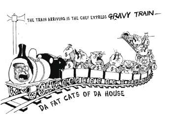 I'm on the train...so, where's my gravy?!