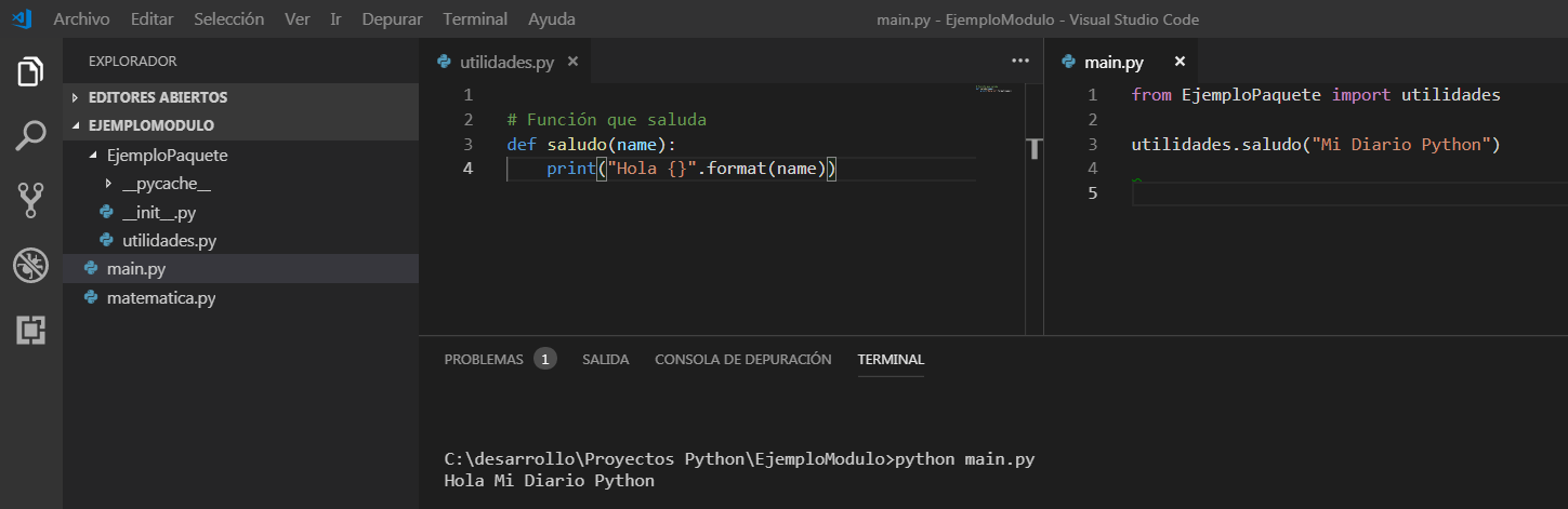 Módulos Y Paquetes En Python Mi Diario Python