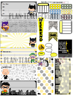 The Gaming Planner: Mini Winter and Batman layouts!