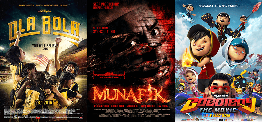 Senarai Kutipan Filem Malaysia Tertinggi 2016 - Versimy
