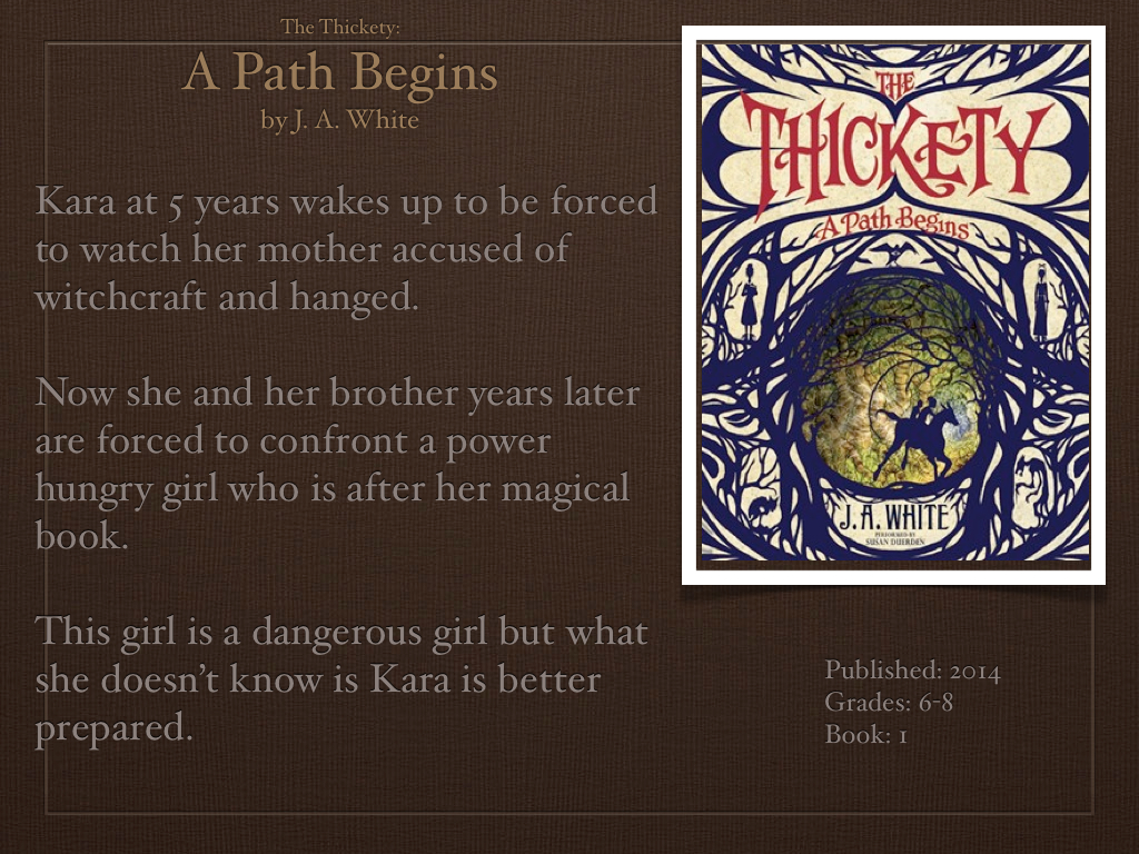 Young Adult Reading Machine: The Thickety: A Path Begins by J. A. White