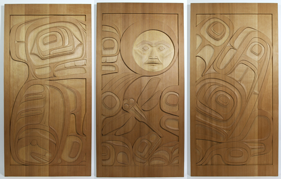 LATTIMER GALLERY: Philip Gray (Tsimshian/Cree) Red Cedar Panels