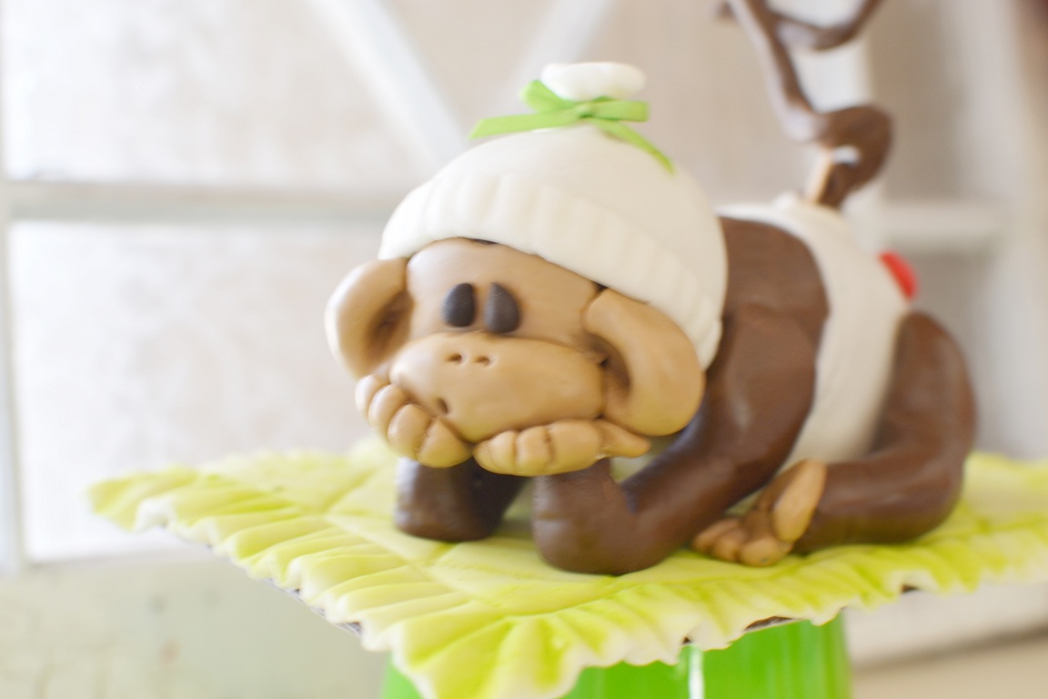 The Sew*er, The Caker, The CopyCat Maker: Monkey Cake Topper
