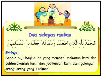 Kumpulan Kaligrafi Arab Doa Mau Makan - Daarus Sa'adah