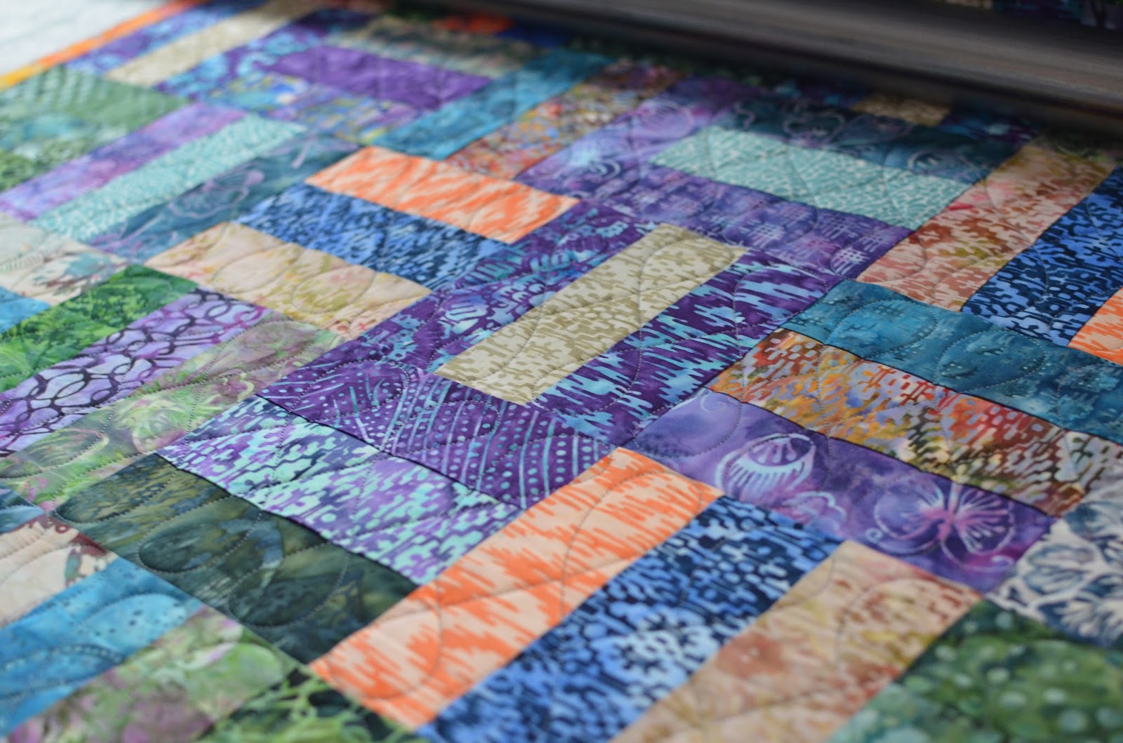 Oh Sew Loved: Alice's Batik Strip Quilt
