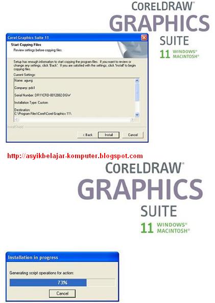 Cara Instalasi CorelDraw 11 ~ Belajar Komputer