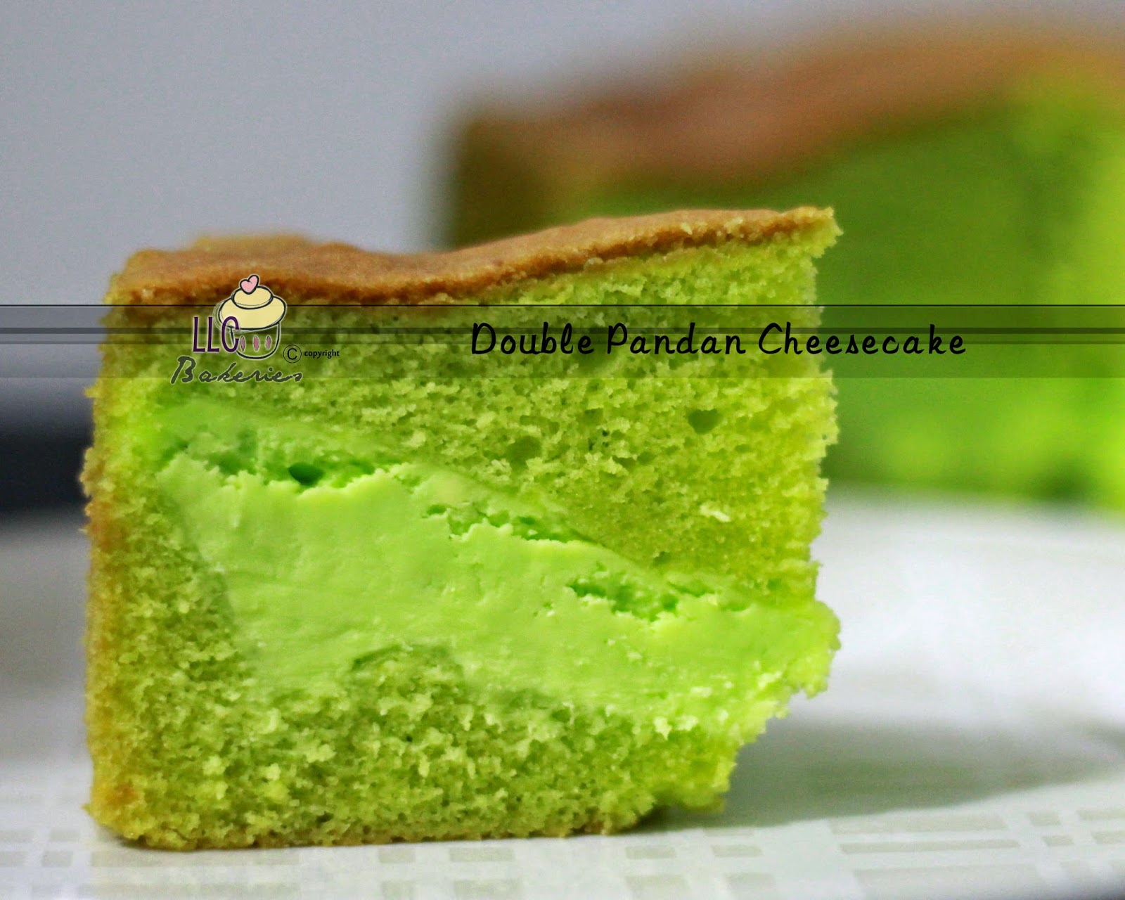 LLC Bakeries: Double pandan cheesecake