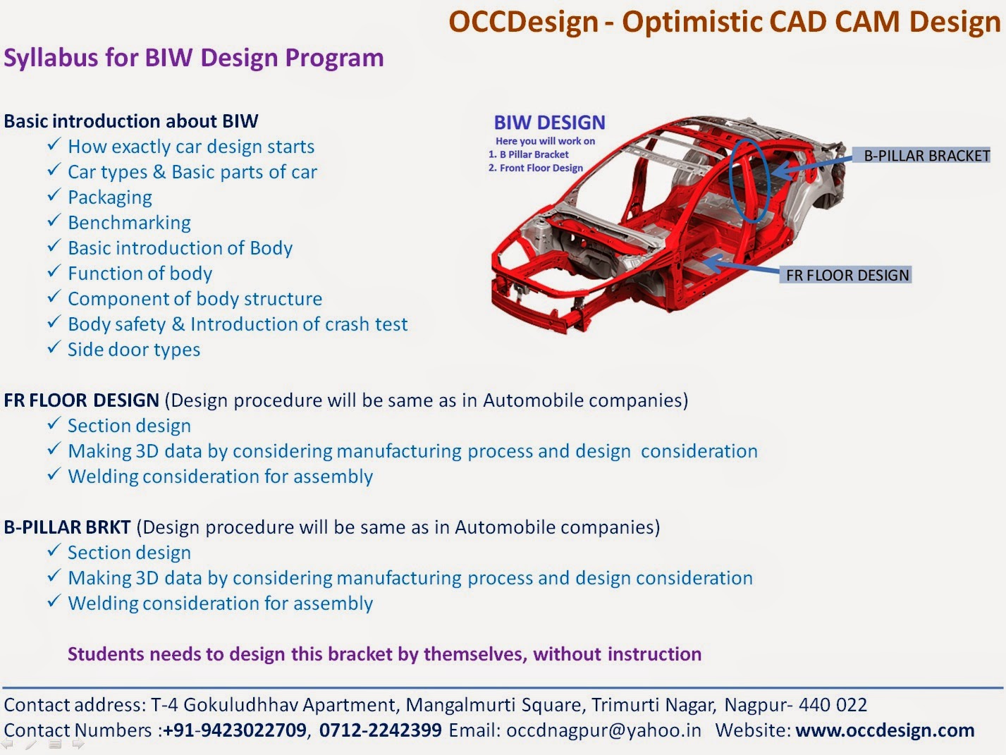 OCCDesign - Optimistic CAD CAM Design: BIW - Automotive/Car Body part ...