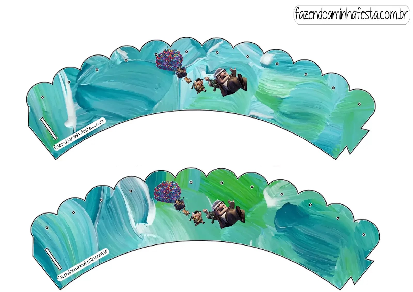 Película de Pixar Up: Wrappers y Toppers para Cupcakes para Imprimir ...