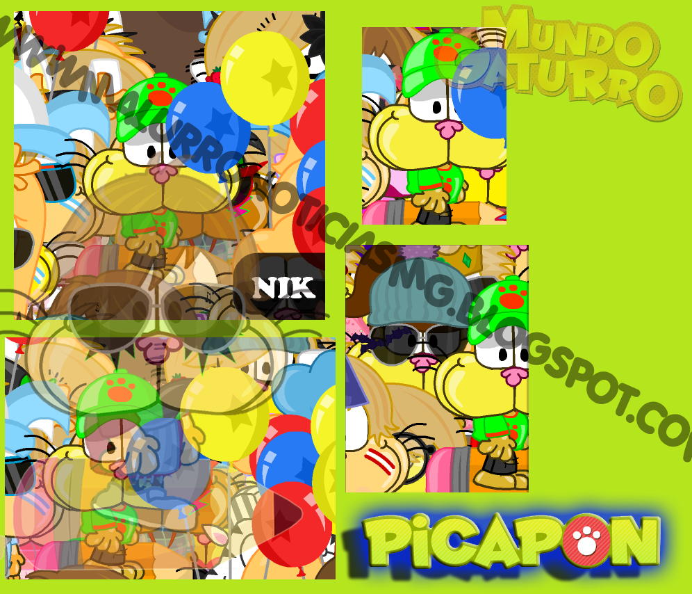 Malurro Noticias de Mundo Gaturro: ¡¡¡Picapon cumple un año!!! Y lo ...