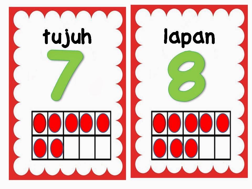 PRA SEKOLAH S K LONG JAAFAR: Nombor 1-10