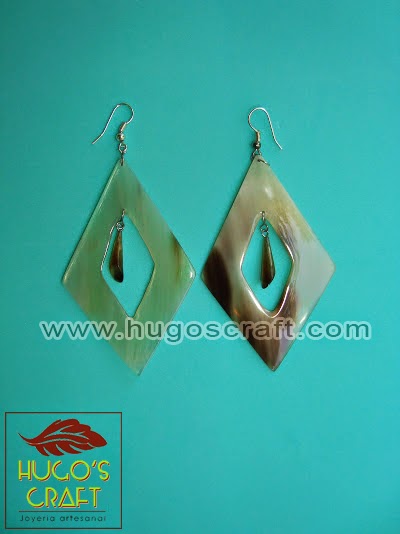 ARETES PLANO EN CACHO DE VACA ~ HUGOS CRAFT