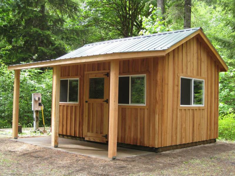 mytinyhousedirectory: Rough Cut Sheds ~ Love It!