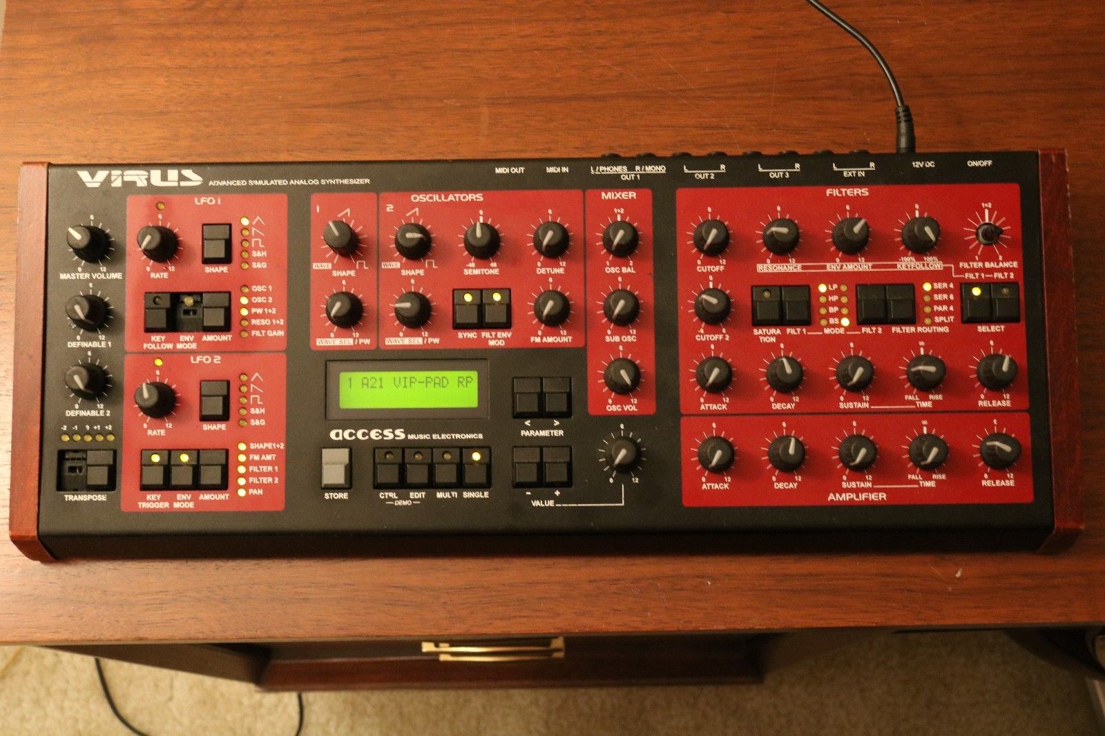 MATRIXSYNTH: Access Virus A - Desktop Synthesizer