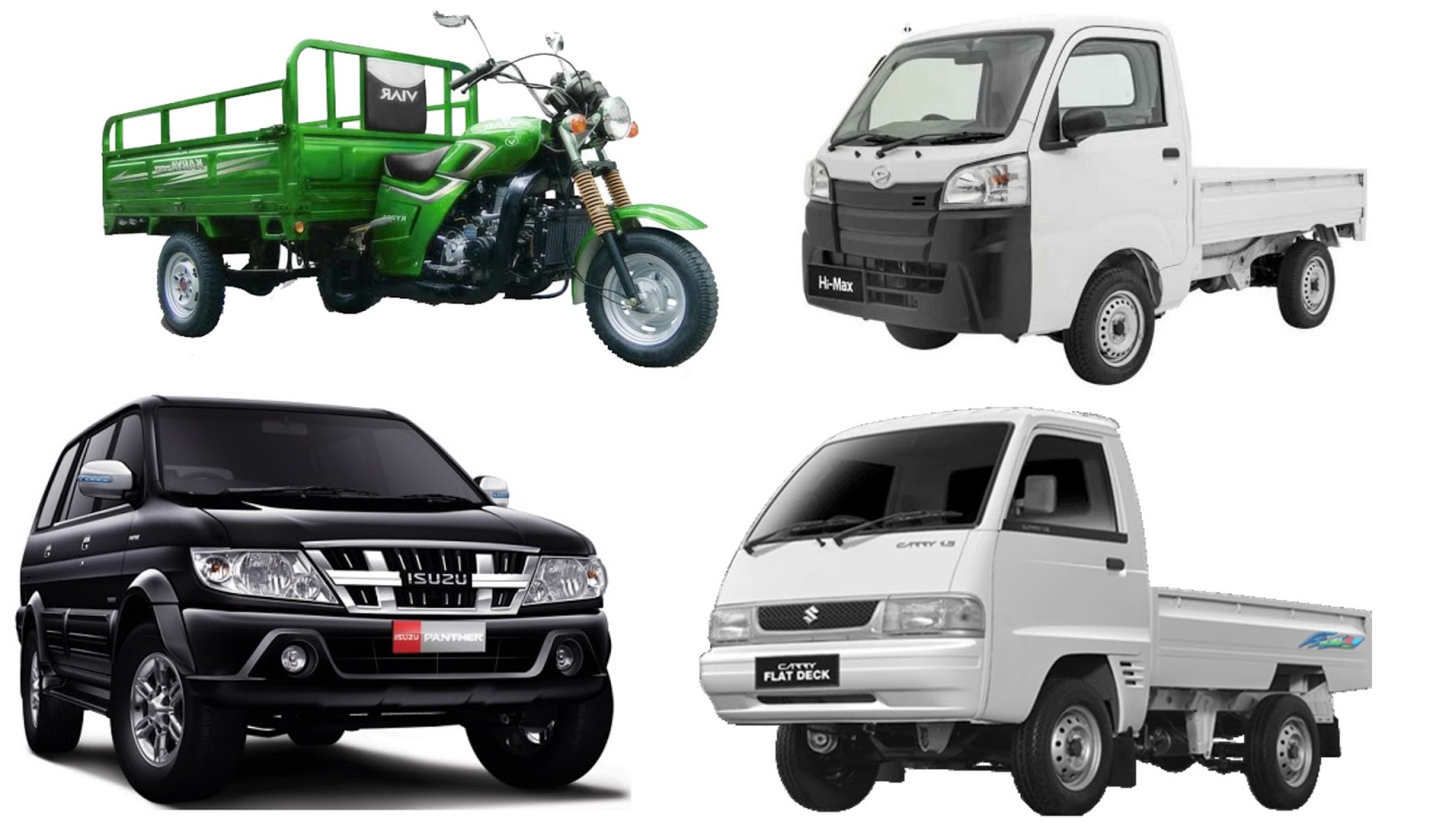 Perjalananku: memilih kendaraan untuk pengangkut barang