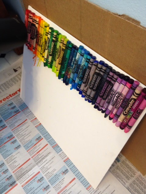 The Creativity Tree: Spring Crayon Art