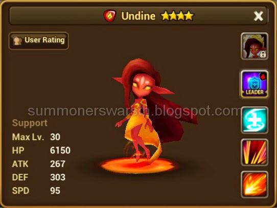Undine (Fire) | Summoners War
