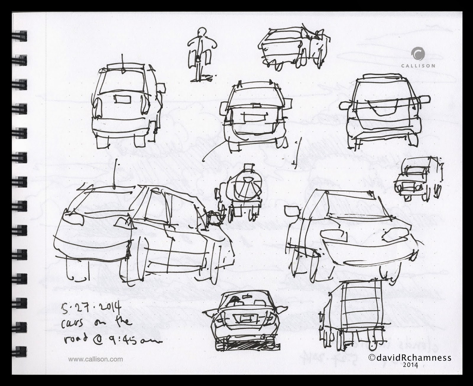 Chamness draw&paint: Road Trip to California: May 2014