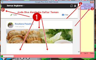 √ Penggunaan Menu BOT Google Plus
