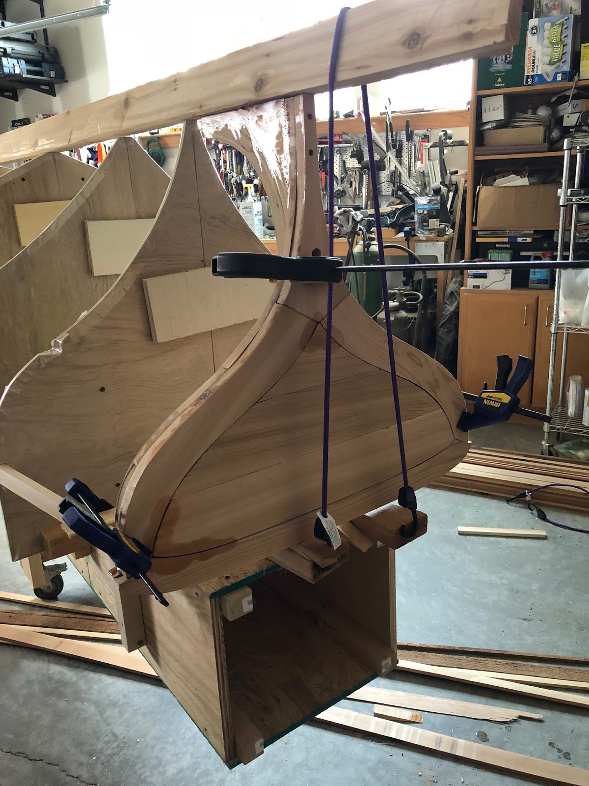 Building a Glen-L Whitehall Rowboat : Transom Jigsaw Puzzle!