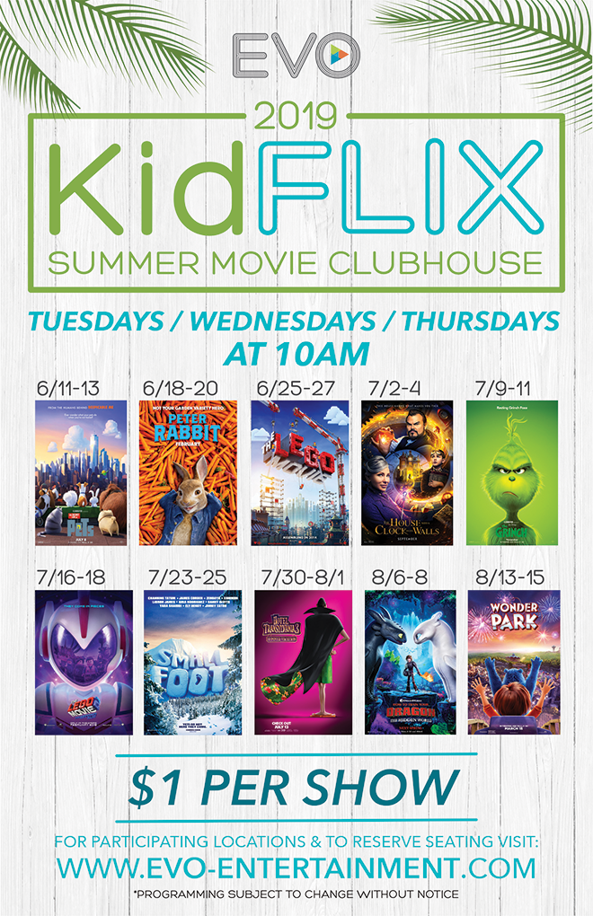 Free & Discounted Summer Movie Programs For Kids!