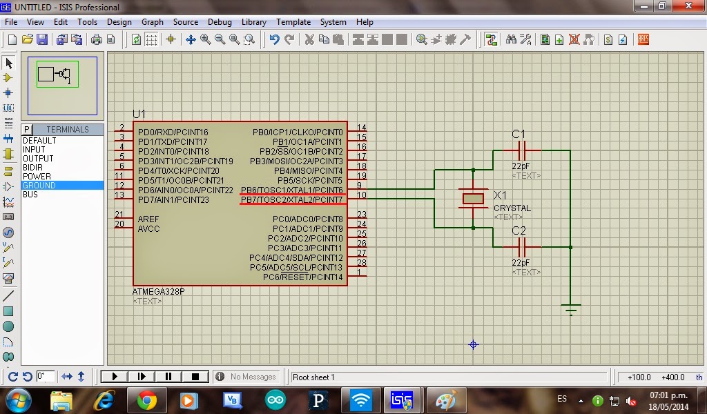 Electrónica Programación Y Mas Arduino Uno Atmega328p Simulación Con Proteus 7