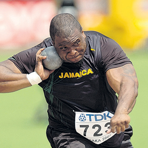 Different Events : Dorian Scott of Jamaica Shot Put