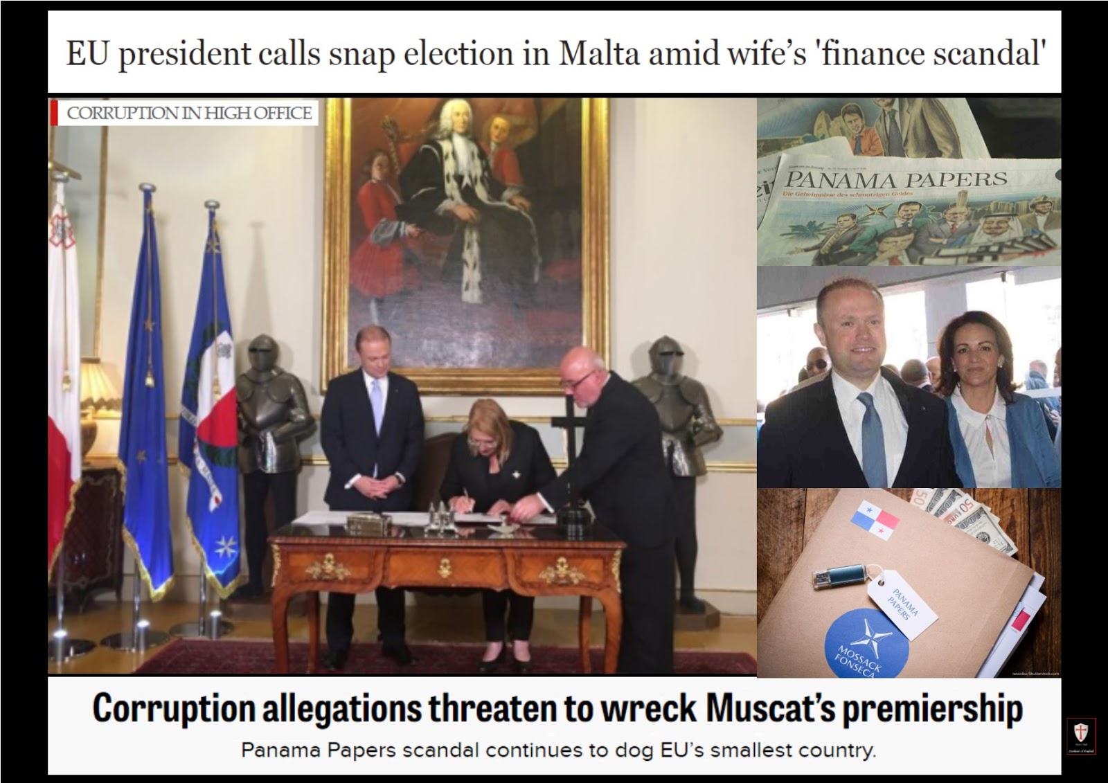 Lionheart Panama Papers Scandal Has Re Emerged In Malta