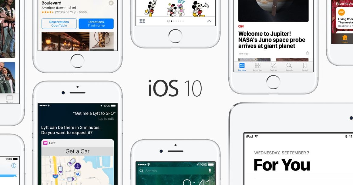iOS 10: Apple's biggest iOS release ever now available - The Summit Express