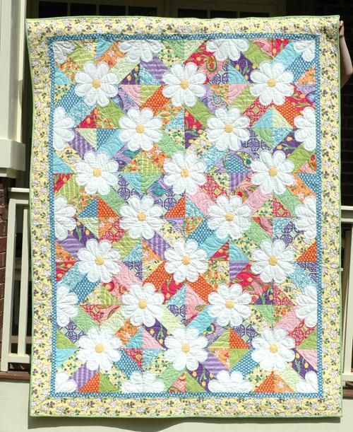 How To Make Quilt Patchwork On Flowers