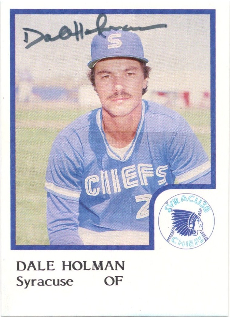 1986 PROCARDS PROJECT: DALE HOLMAN