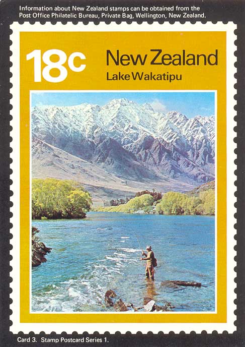 POSTCARDY: the postcard explorer: New Zealand Lakes on Stamps