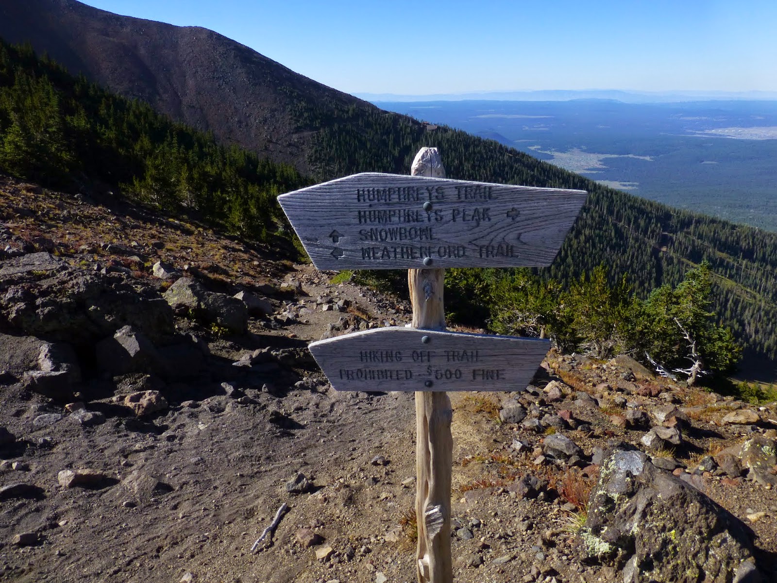 Off on Adventure: Humphreys Peak - Arizona High Point (12633') - 9/12/14