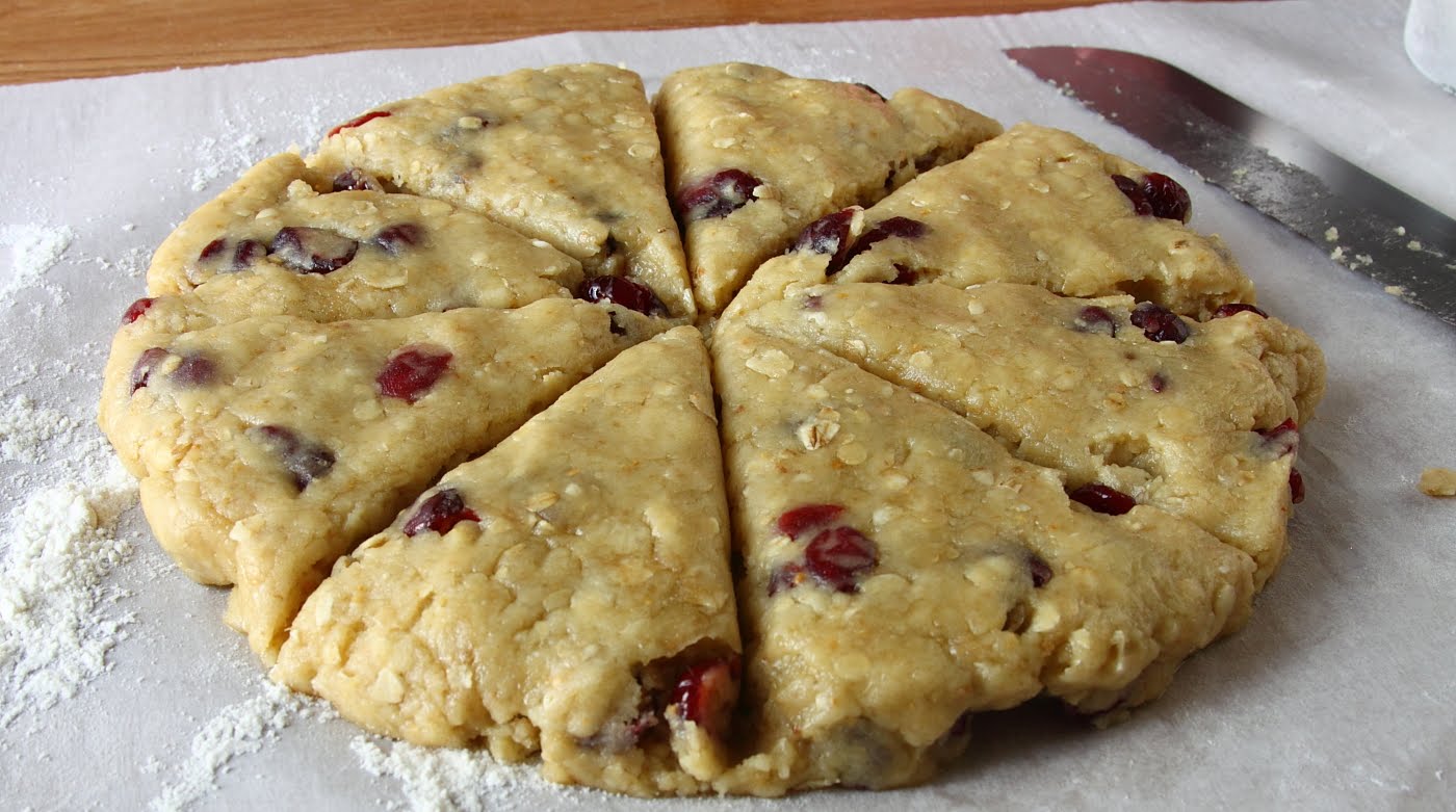 ShowFood Chef: Food Gift - Olive Oil Cranberry & Oat Scones - Mix In A Jar