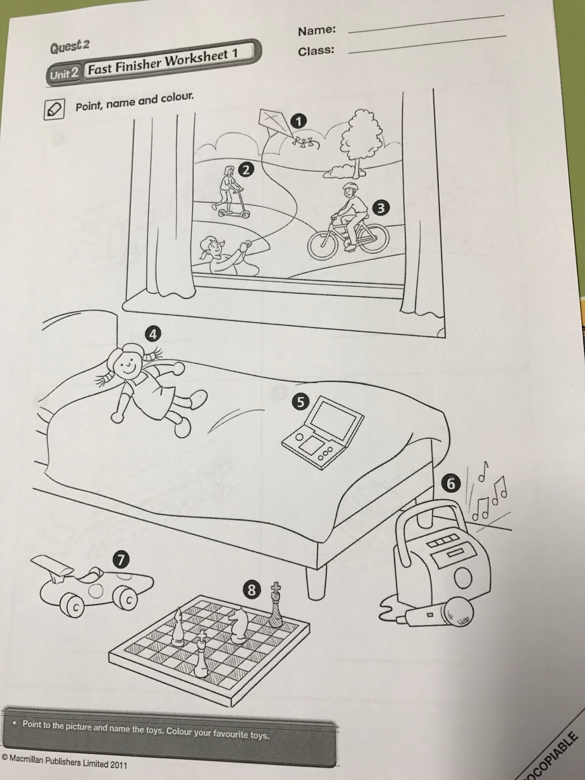 Los Segunditos: Fichas de repaso Inglés