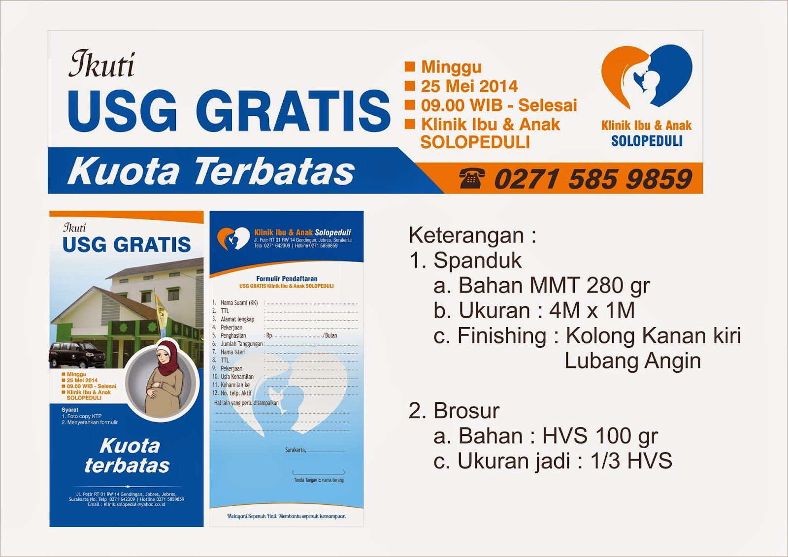 Hadila Grafika Utama: Brosur USG Gratis