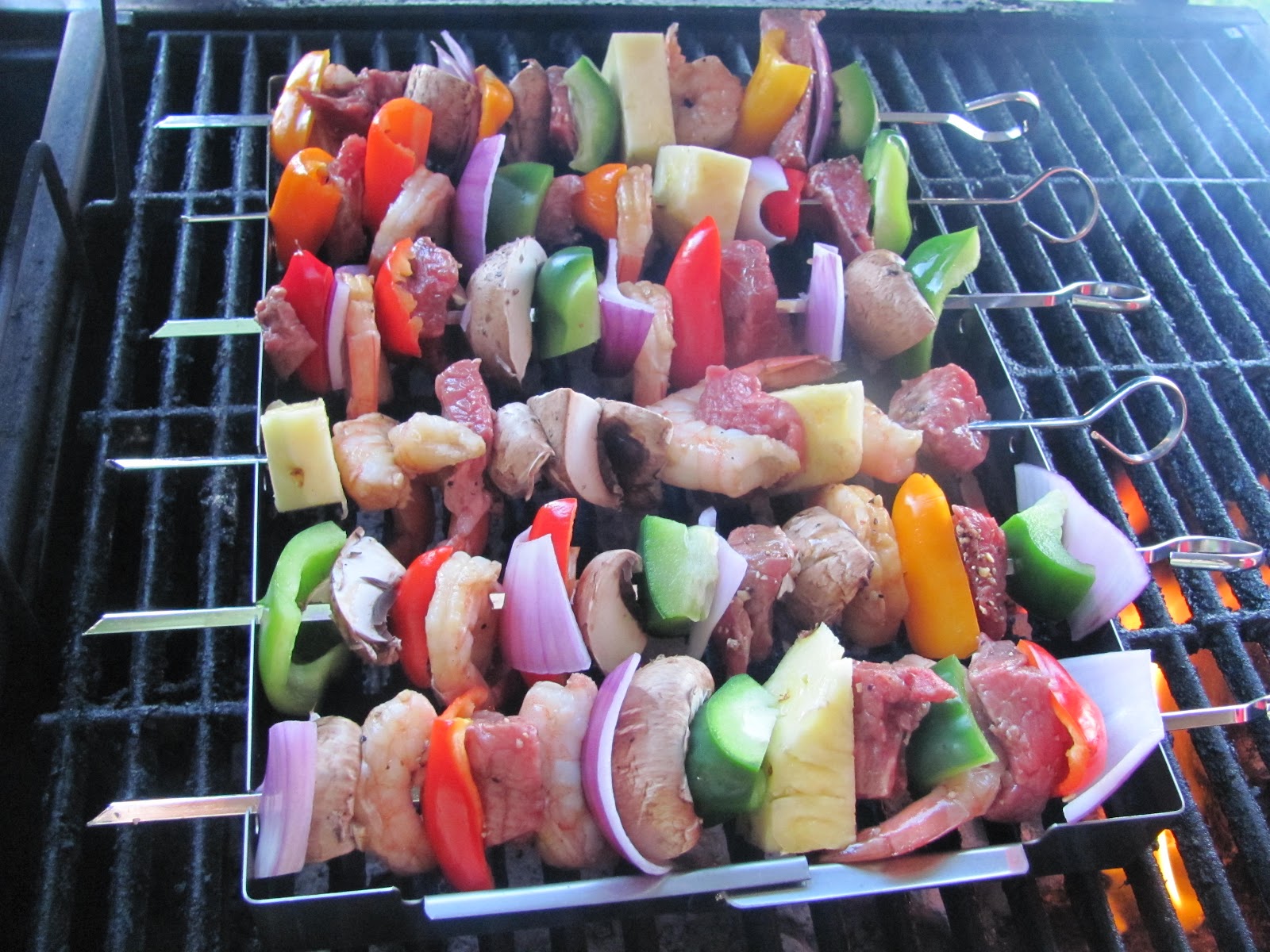 A Bit About Us: Kabobs and Zucchini