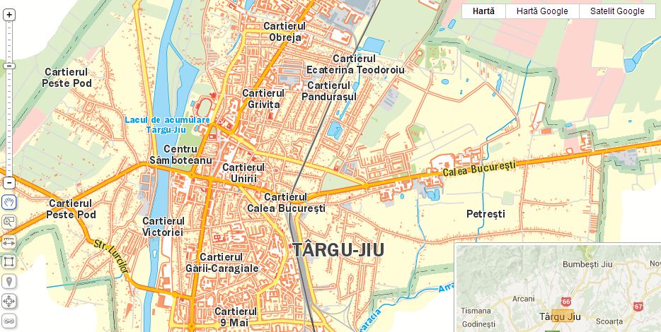 Romania Live: Targu Jiu live webcam Poarta Sarutului