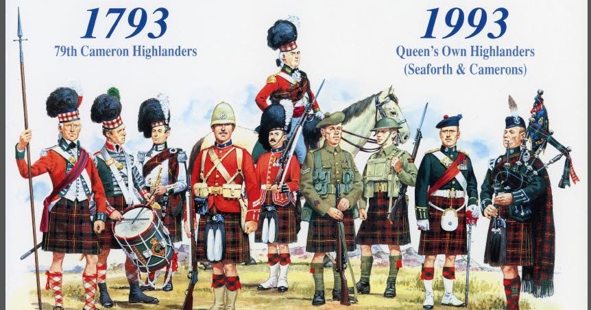 A SNAPSHOT FROM A MILITARY LIFE: 79th Cameron Highlanders