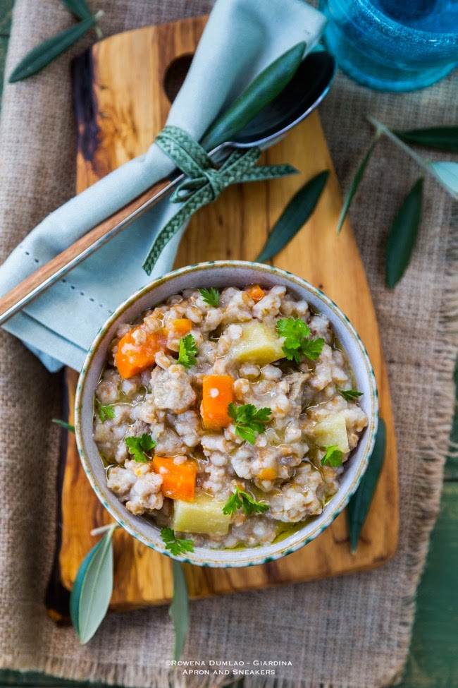 Slow Cooker Beef and Farro