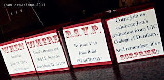 Fawn Kreations: Surprise Graduation Party Invites With Video