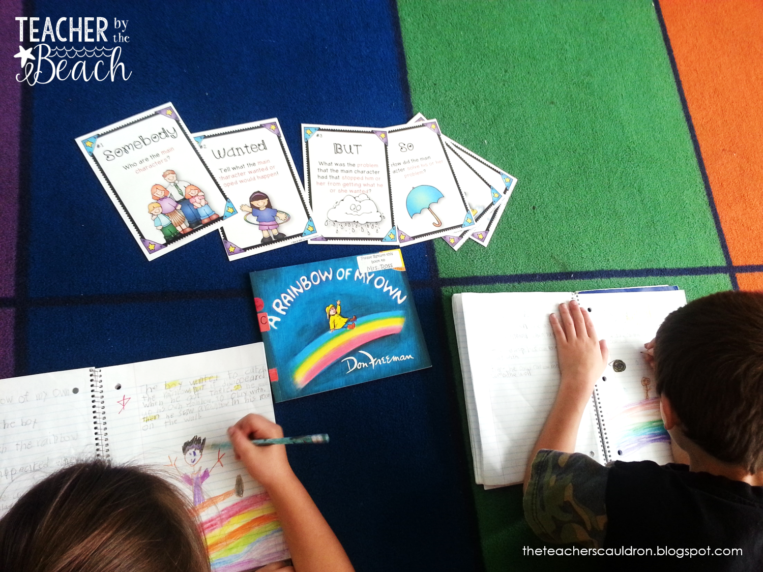 Rainbow Similes {Freebie} - Teacher by the Beach