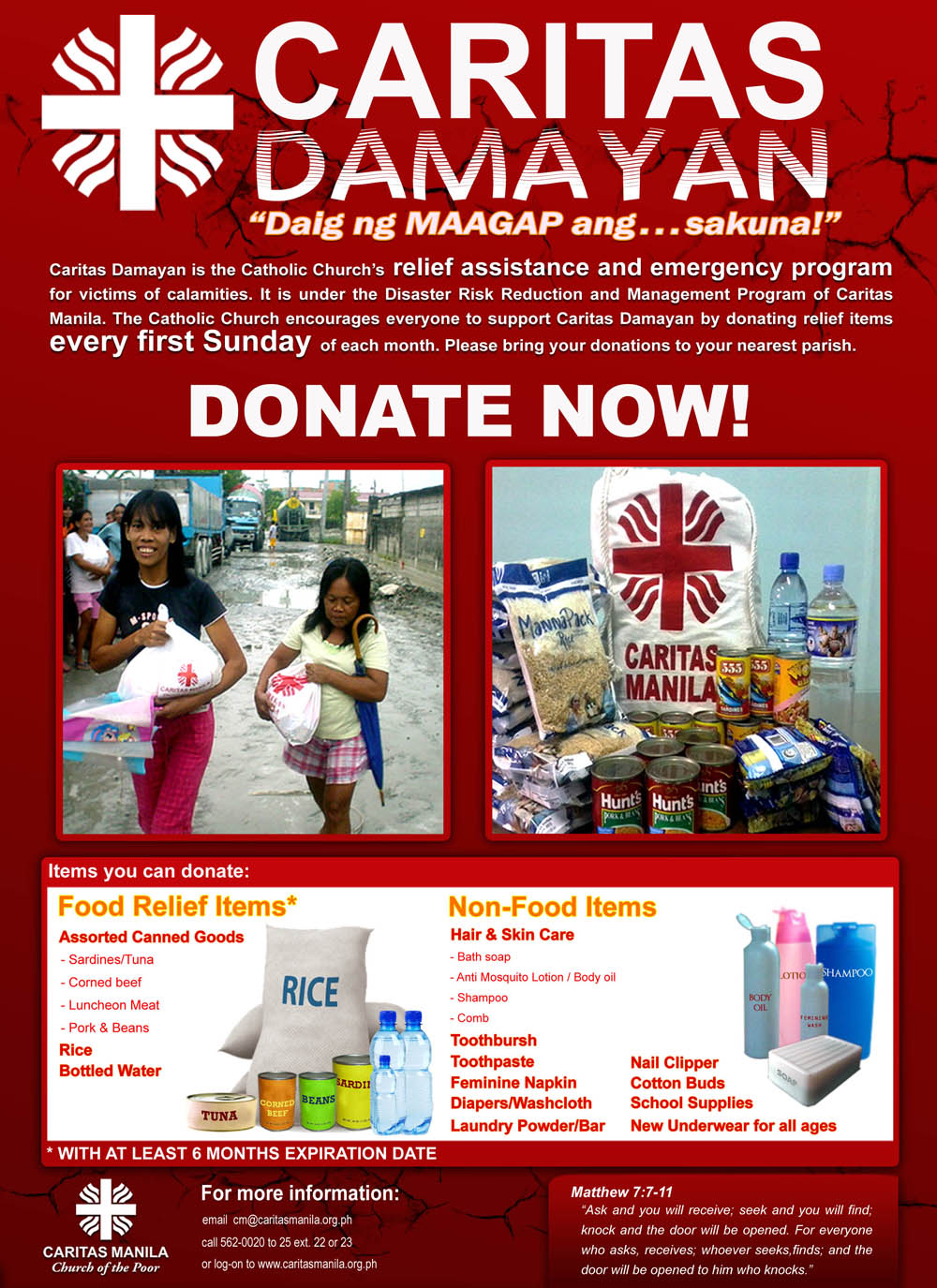 GENCIFIED: Caritas Manila continues relief efforts for flood victims