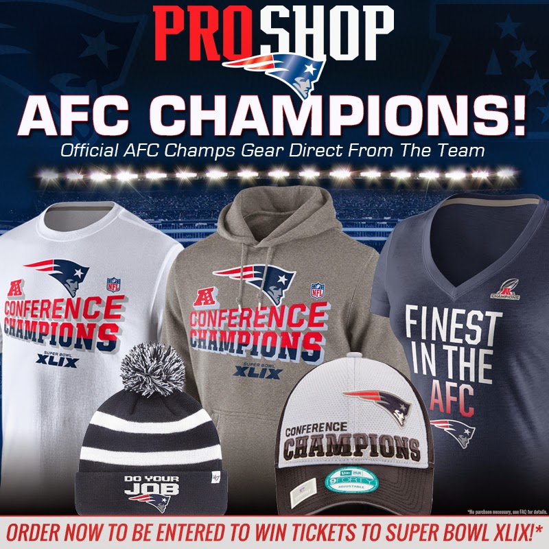 Patriots ProShop Blog: AFC Champions Gear is Here!