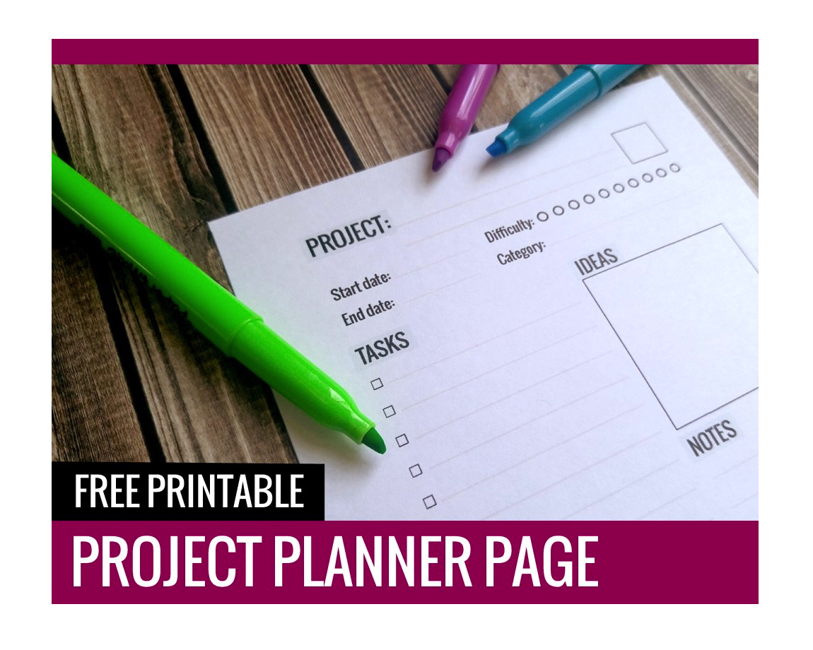 PR + SOCIAL MEDIA + DESIGN: Free Printable Project Insert + 10 Free ...